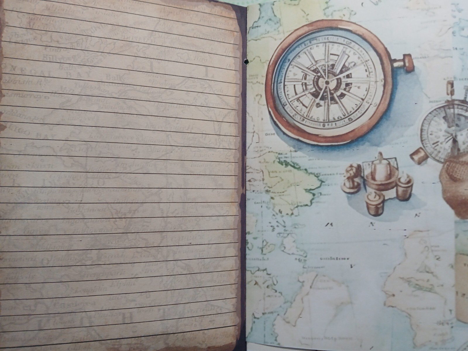 Junk Journal Booklet "WORLD TRAVELER 2" Travel Journal Ephemera | eBay