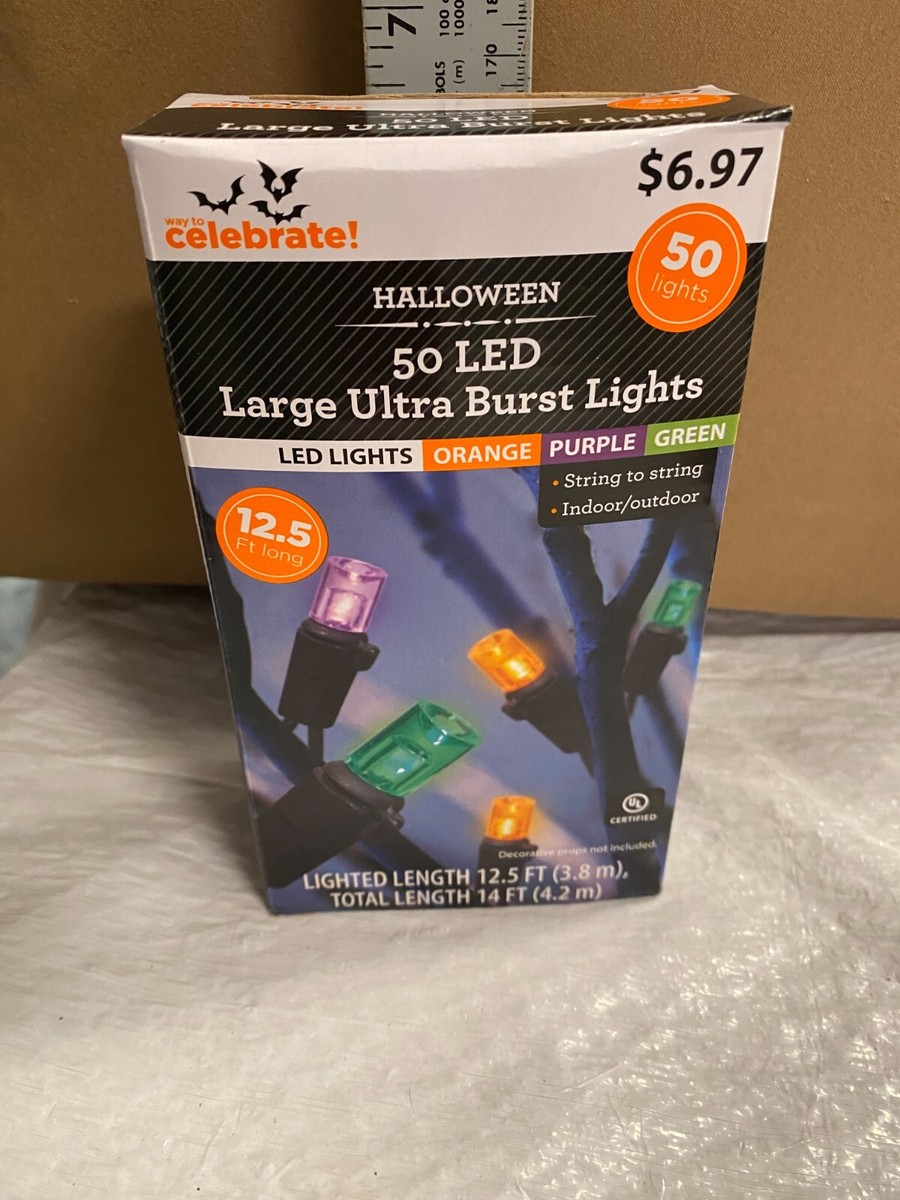 Mini Halloween String Lights Manor Lane Halloween Shimmer String