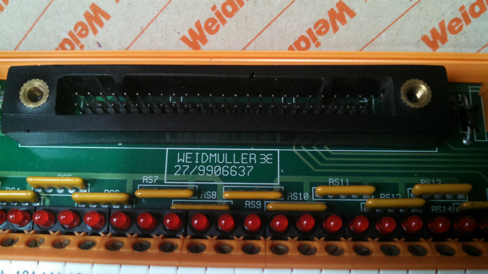 Weidmuller 27/9906637 Yokogawa PLC DCS Terminal Block RS ADM 12C Module ...