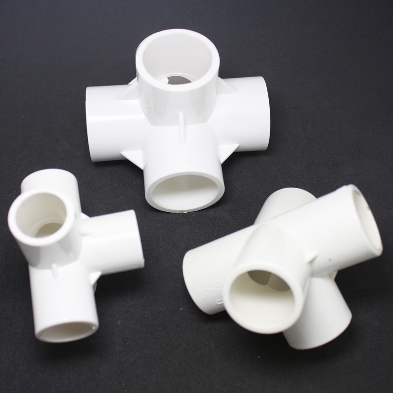 PVC Water Pipe Adapter 3/4/5/6 Way Connectors Inner Diameter 20mm 25mm ...