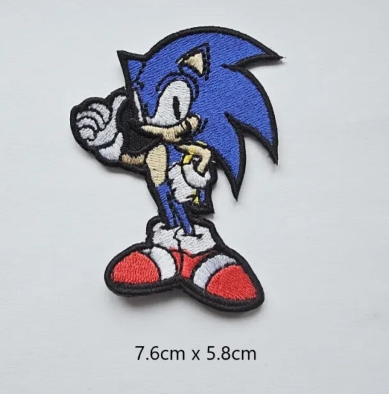 Sonic The Hedgehog embroidered Patch sew iron on Patches Badges ...