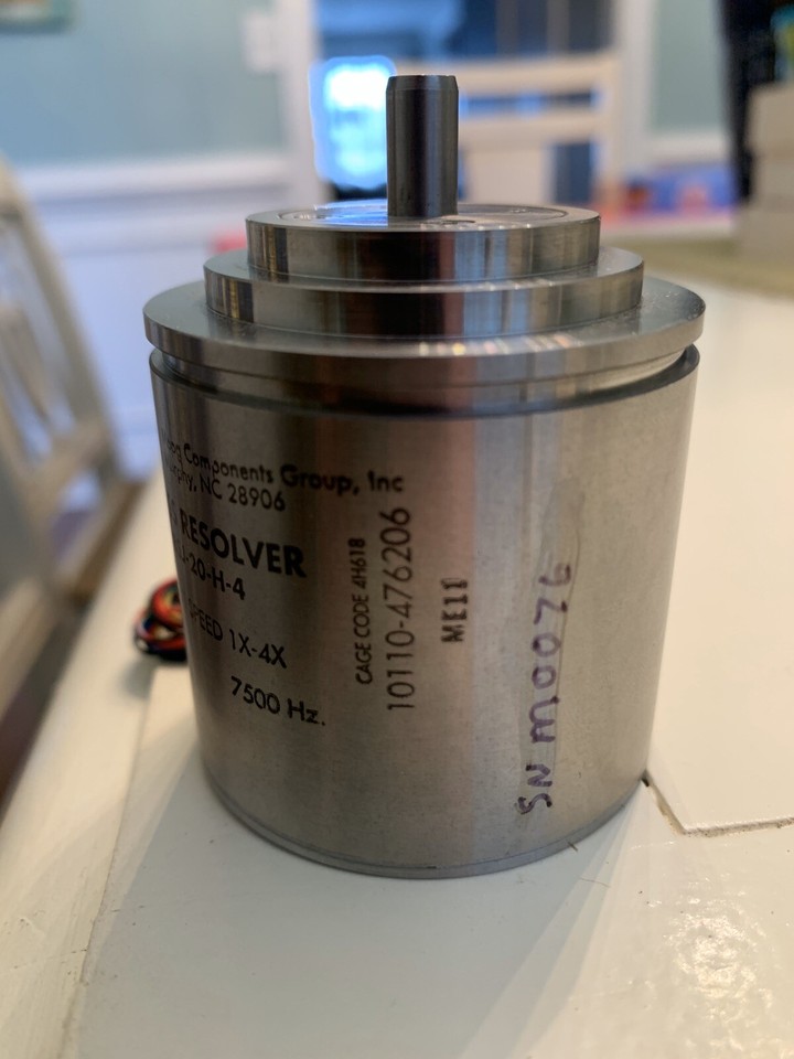 Moog Brushless Resolver HBSJ-20-H-4 4.4 V 7500 Hz | eBay