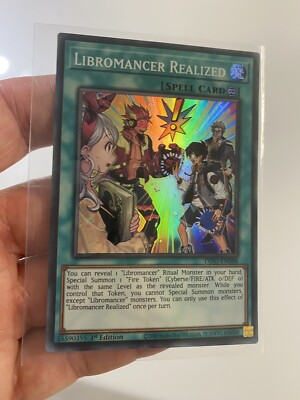Yugioh Libromancer Realized DIFO EN088 Super Rare 1st Ed | eBay Australia