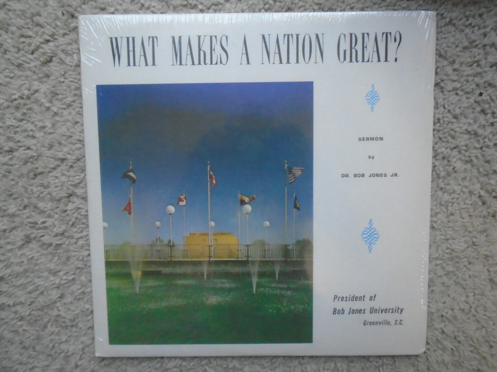 Dr Bob Jones Jr Sermon What Makes a Nation Great LLP 704 NM | eBay