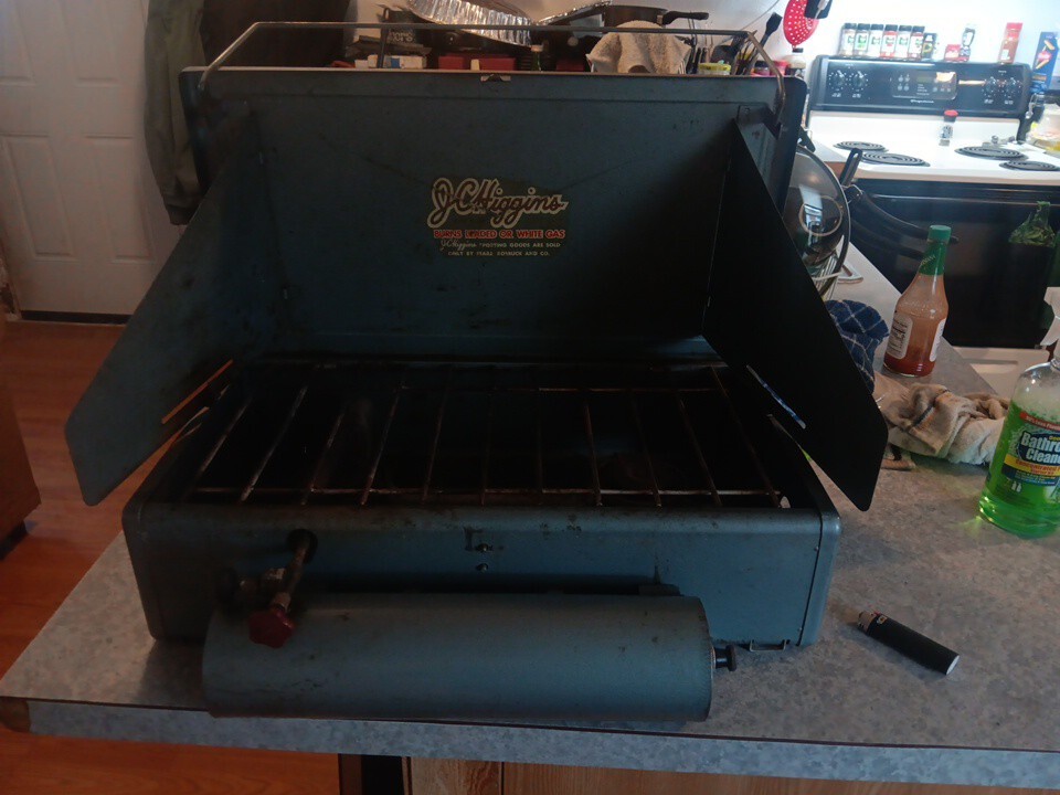 Vintage J. C. Higgins Sears Gas 2 Burner Camp Stove USA 710 740 40 It ...