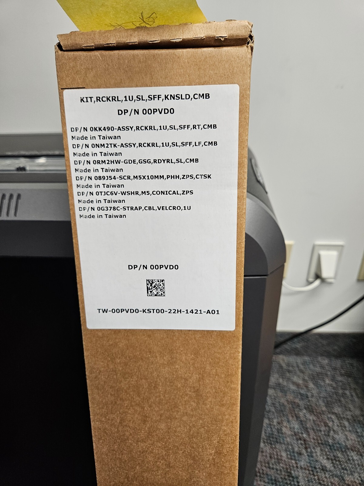 Dell Rail Kit RCKRL, 1U 00PVD0 PowerEdge Server Rack Rails | eBay