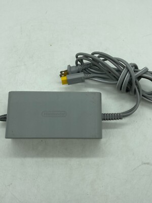 Genuine OEM Nintendo Wii U AC Adapter Power Supply WUP-002 Gray Free ...