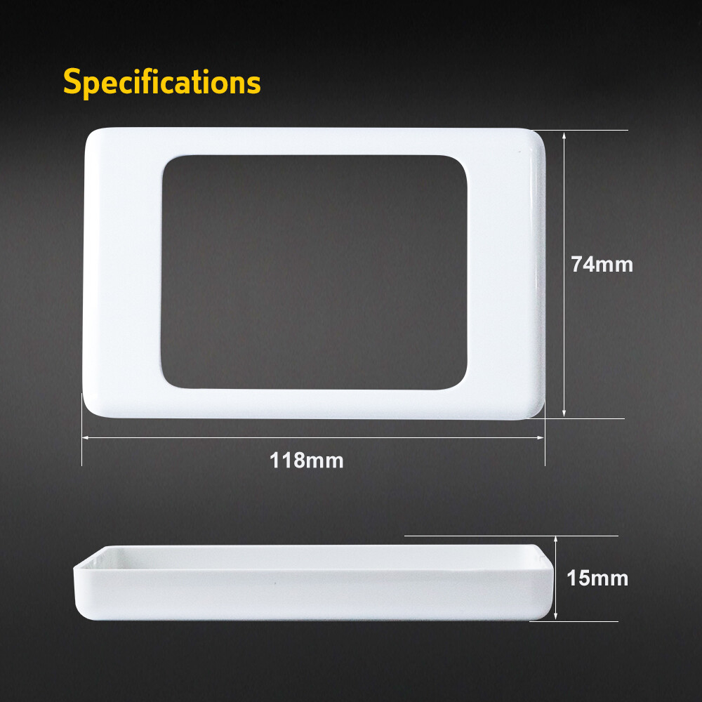 2x Modular Wall Plate Frame Style Light Switch Cover Blank AU Standard ...