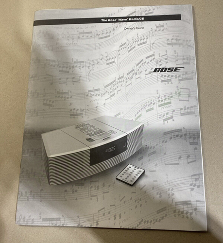 Bose wave radio CD owners guide | eBay