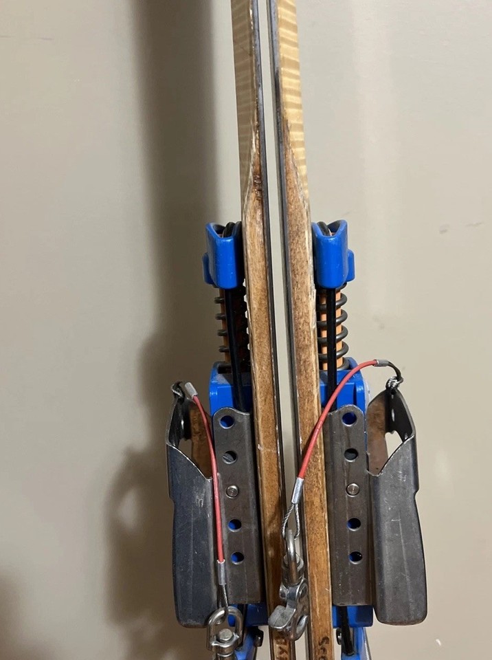 Vintage Scottybob Headrush Telemark Skis 175CM Cable Release Binding ...