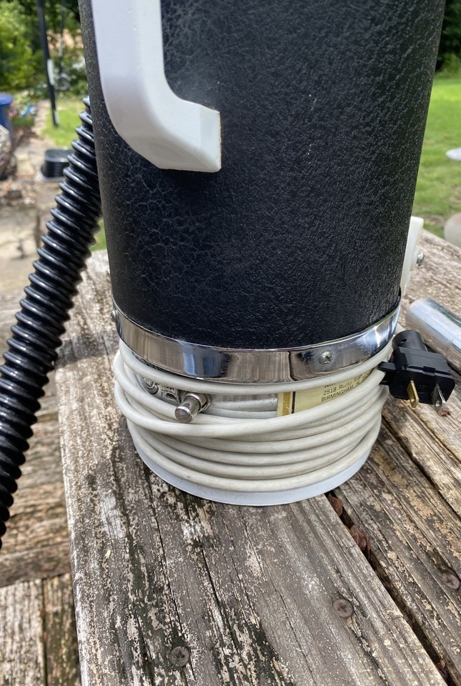 Vintage Handy Way Sani-Clean Canister Vacuum Cleaner w/Rug Master ...