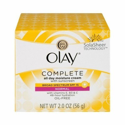 Olay Complete All Day Moisture Cream SPF 15 Broad Spectrum Sunscreen ...