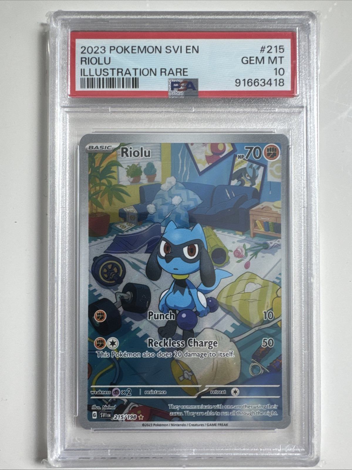 Riolu 2023 Scarlet & Violet #215/198 Illustration Rare Price Guide ...