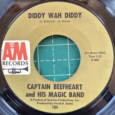Captain Beefheart And His Magic Band Diddy Wah Diddy 45 VG+ Mono Psych ...