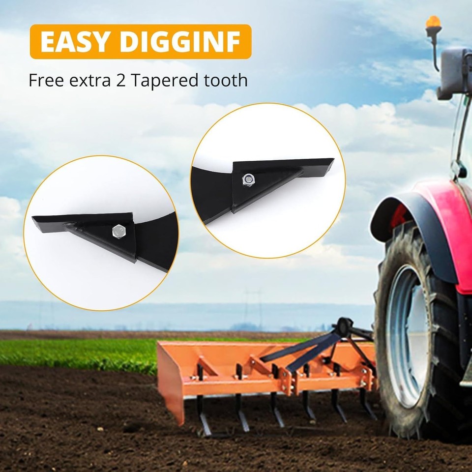 5 PCS Box Blade 16" RipperShanks Box Blade Shank with 3 Holes Scarifier ...