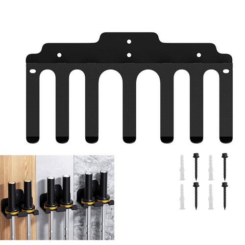 Heavy Duty Wall Mounted Barbell Holder for Space Saving Gym ...