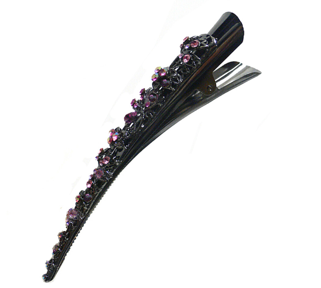 Crystal Alligator Duckbill Hair clip Beak Clip Long Duck Bill Clip ...