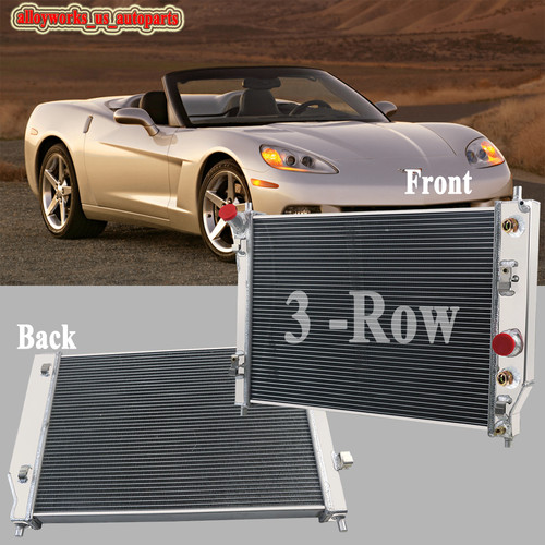 For 2005-2013 Chevrolet Corvette C6 SSR 6.0/6.2/5.3L All Aluminum 3 Row ...