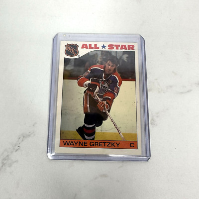 1985 TOPPS HOCKEY STICKERS #2 WAYNE GRETZKY PSA 8 NM-MT HOF | eBay