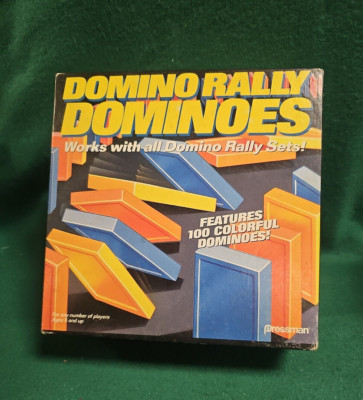 VINTAGE 1992 DOMINO RALLY PLASTIC DOMINOES By Pressman #9520 | eBay