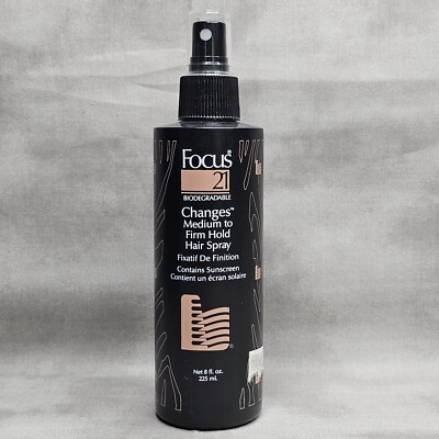 FOCUS 21 Changes Medium to Firm Hold Hairspray 8 oz - Discontinued | eBay