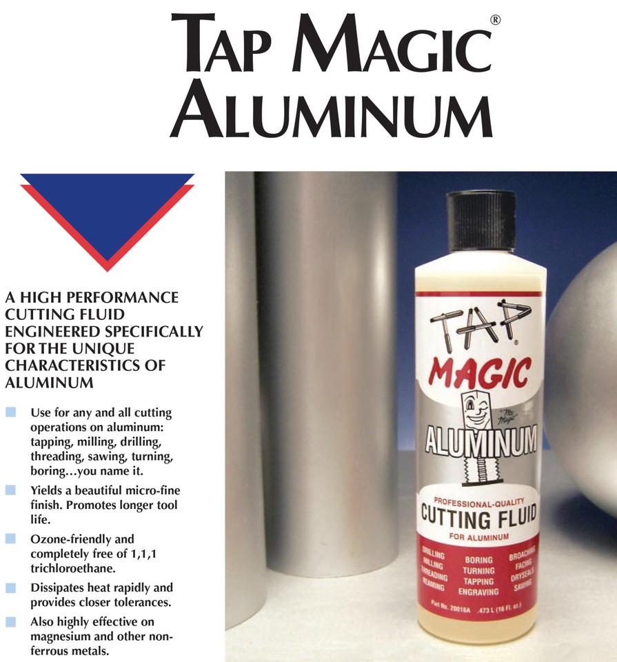Tap Magic Cutting Cutting Fluid For Aluminum & Soft Materials 16oz ...