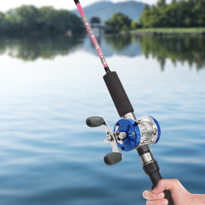 Left Hand Round Bait-Casting Reel Anti-Reverse Fishing Tool For Fresh ...