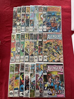 Avengers 276-298 Complete From 1986 Marvel She-Hulk, Captain America ...