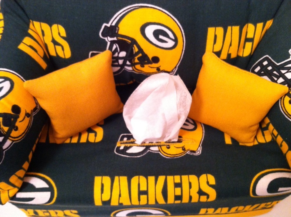 NFL Green Bay Packers Tissue Box Cover Handmade | eBay
