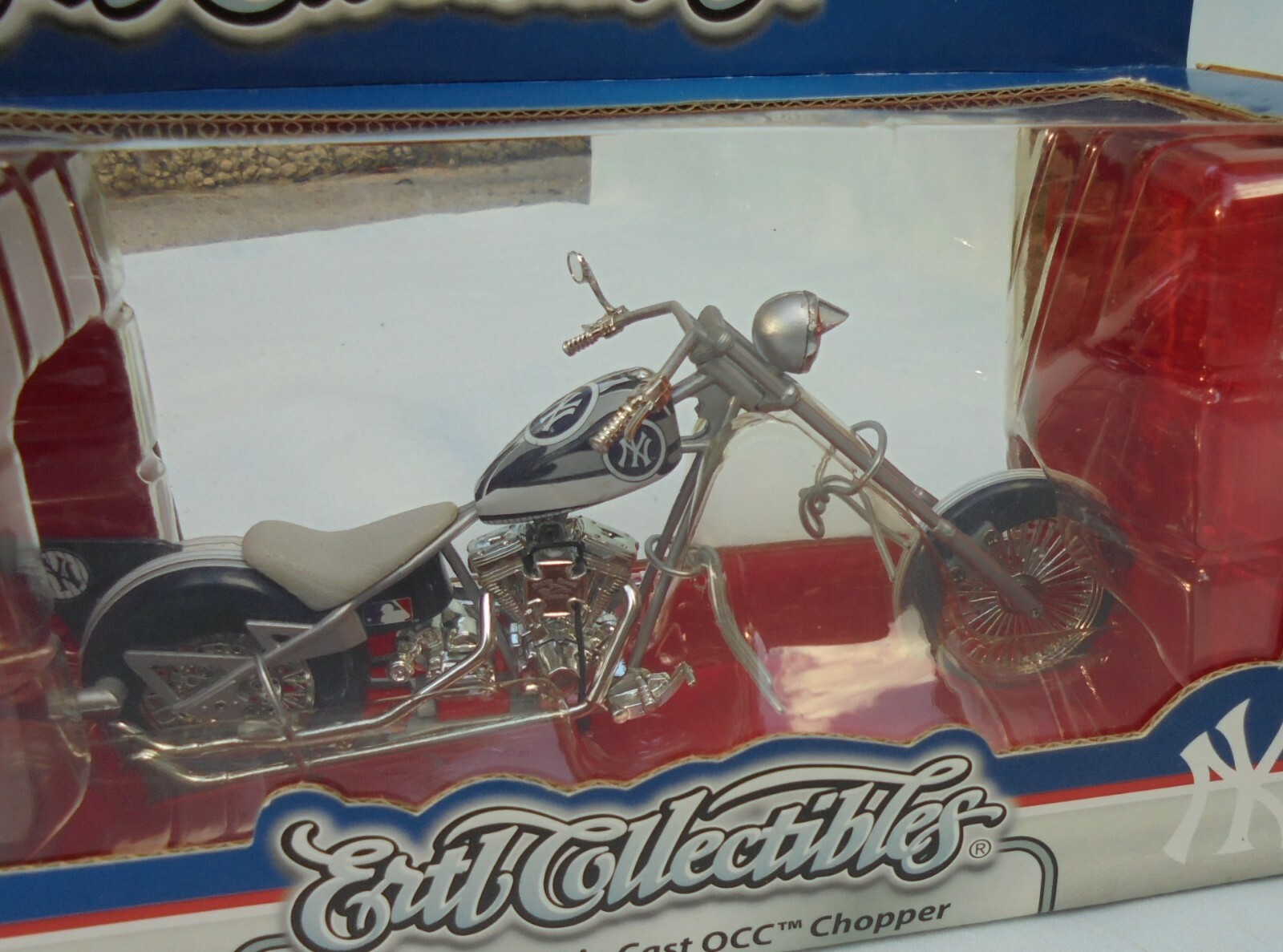 Ertl Collectibles OCC Chopper Die Cast Motorcycle MLB Baseball New York ...