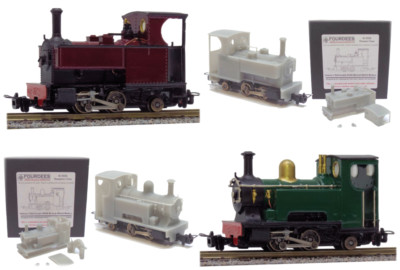 Fourdees Limited Kerr Stuart Locomotive 009 / OO9 Kit for Bachmann ...