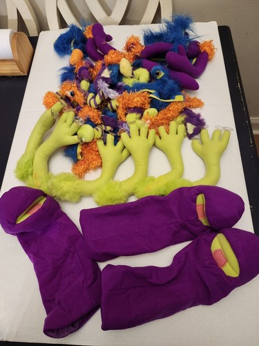 Lot Of 3 Melissa & Doug Make Your Own Monster Puppet W/ Interchangeable ...