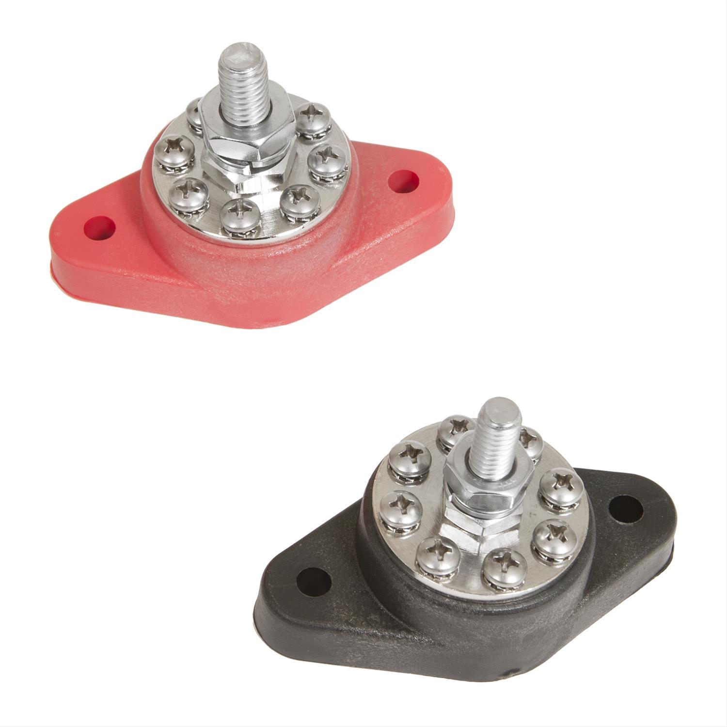 Electrical Power Distribution Junction Blocks Positive / Negative w/ 8 ...