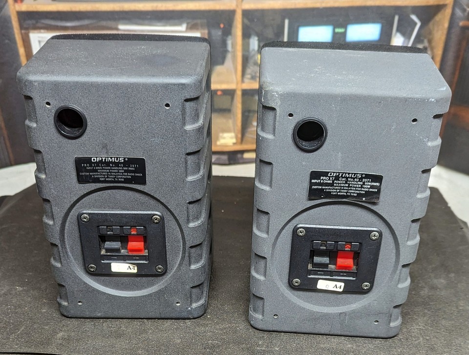 2 Optimus PRO X7 speakers 40-2071 | eBay