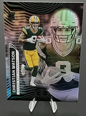2022 Panini Illusions CHRISTIAN WATSON #35 Rookie Card RC Green Bay ...