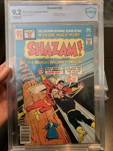 Shazam #28 CBCS 9.2 Off White to White First Modern Black Adam ...