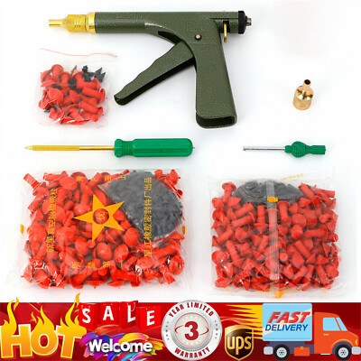 Tire Plugger Tubeless Tire Wheel Repair Gun Kit Mushroom Plug Probe ...