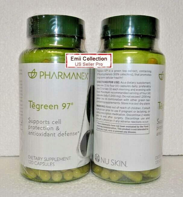 Nu Skin Nuskin Pharmanex Tegreen 97 120 Capsules Sealed Bundle | eBay
