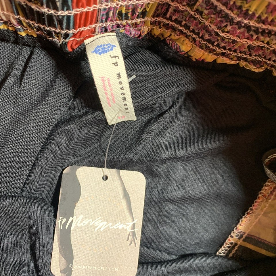 NWT ($98.00) Free People Movement Sashay My Way Pants size small Scarf ...