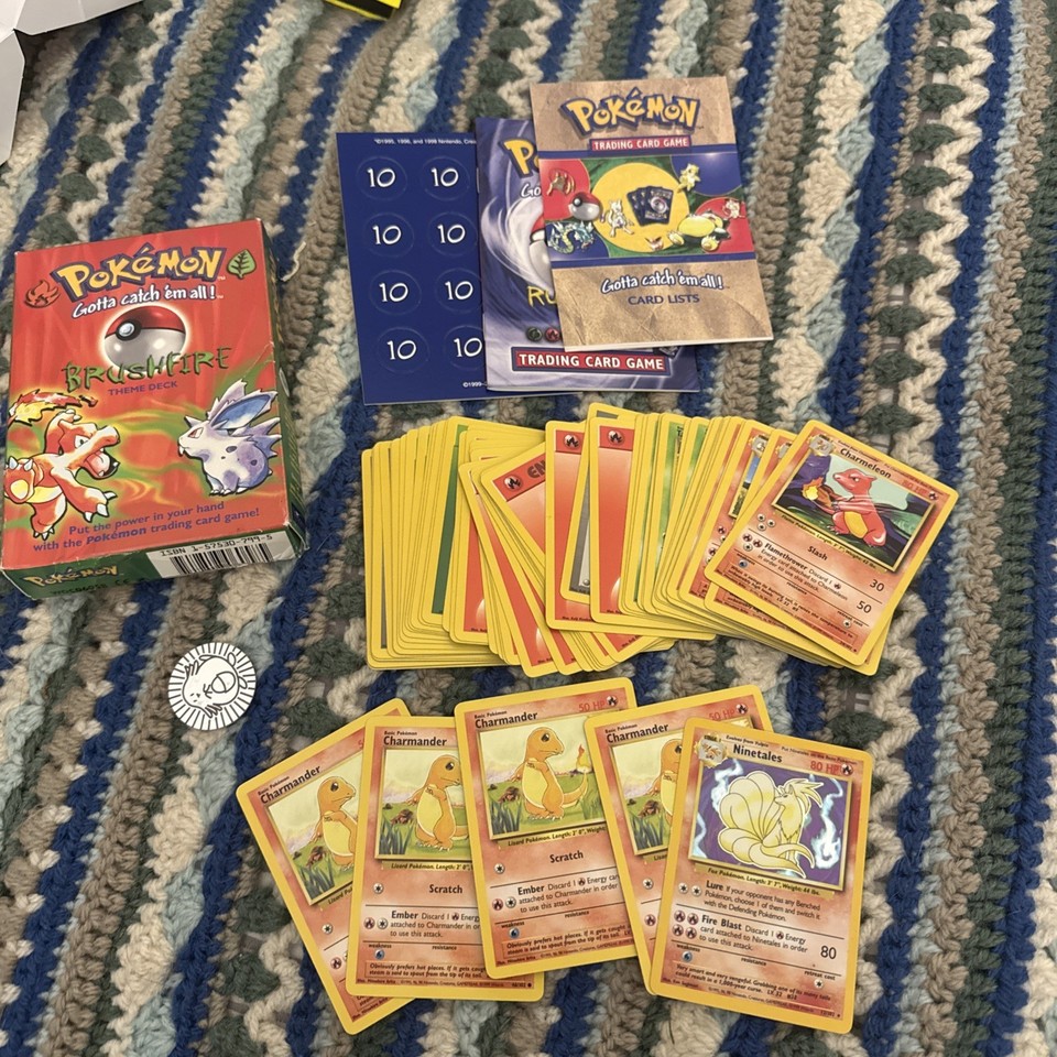 Pokemon Brushfire Full Theme Deck Base Set WOTC Vintage 1999 Complete ...