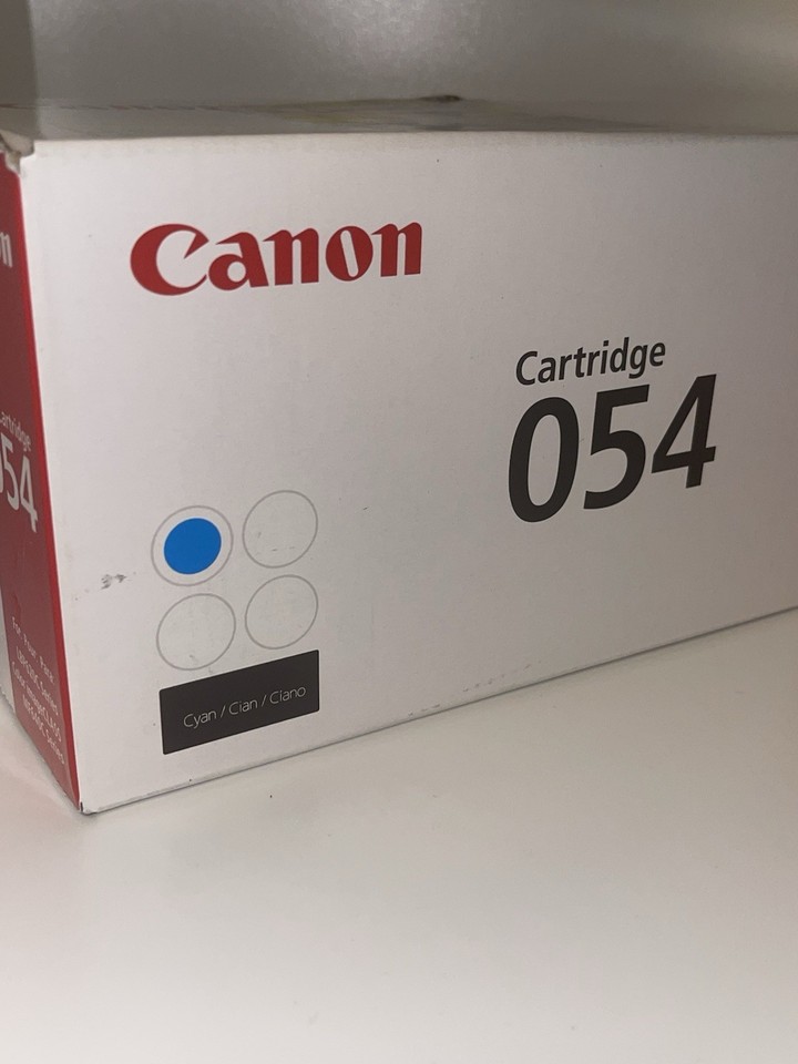 GENUINE ORIGINAL CANON 054 CYAN TONER CARTRIDGE BRAND NEW SEALED ...