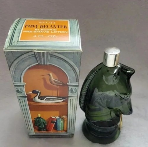 Vintage Avon Collectible Bottle Decanter Electric Pre Shave Lotion 1/2 ...