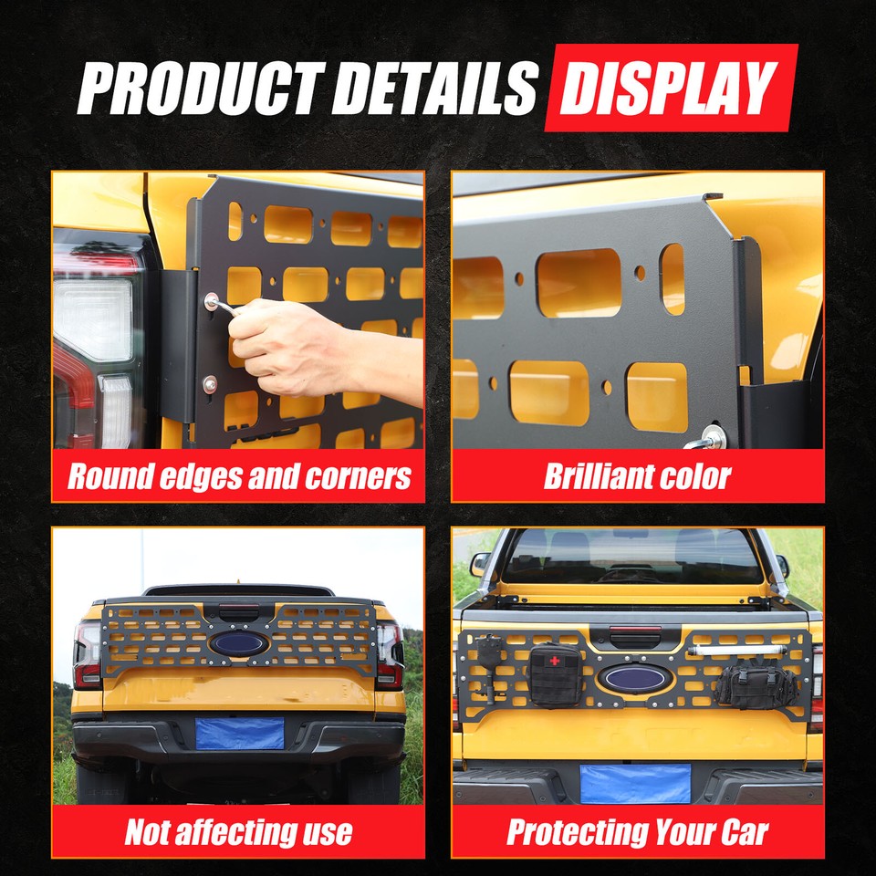 Rear Bed Molle Panel Truck Bed Panel Tailgate Molle Panel For Ford ...