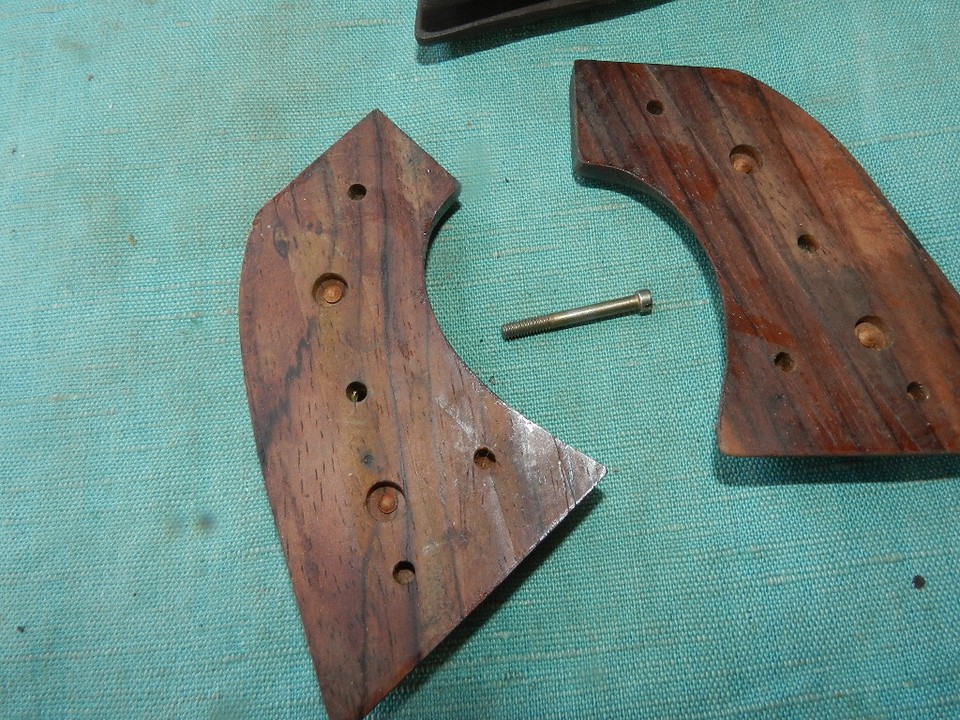 Fancy Walnut Grain Colt SAA grips | eBay