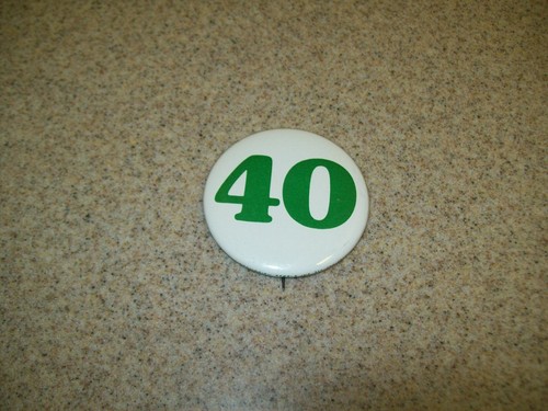 Vintage # 40 Pinback Button | eBay