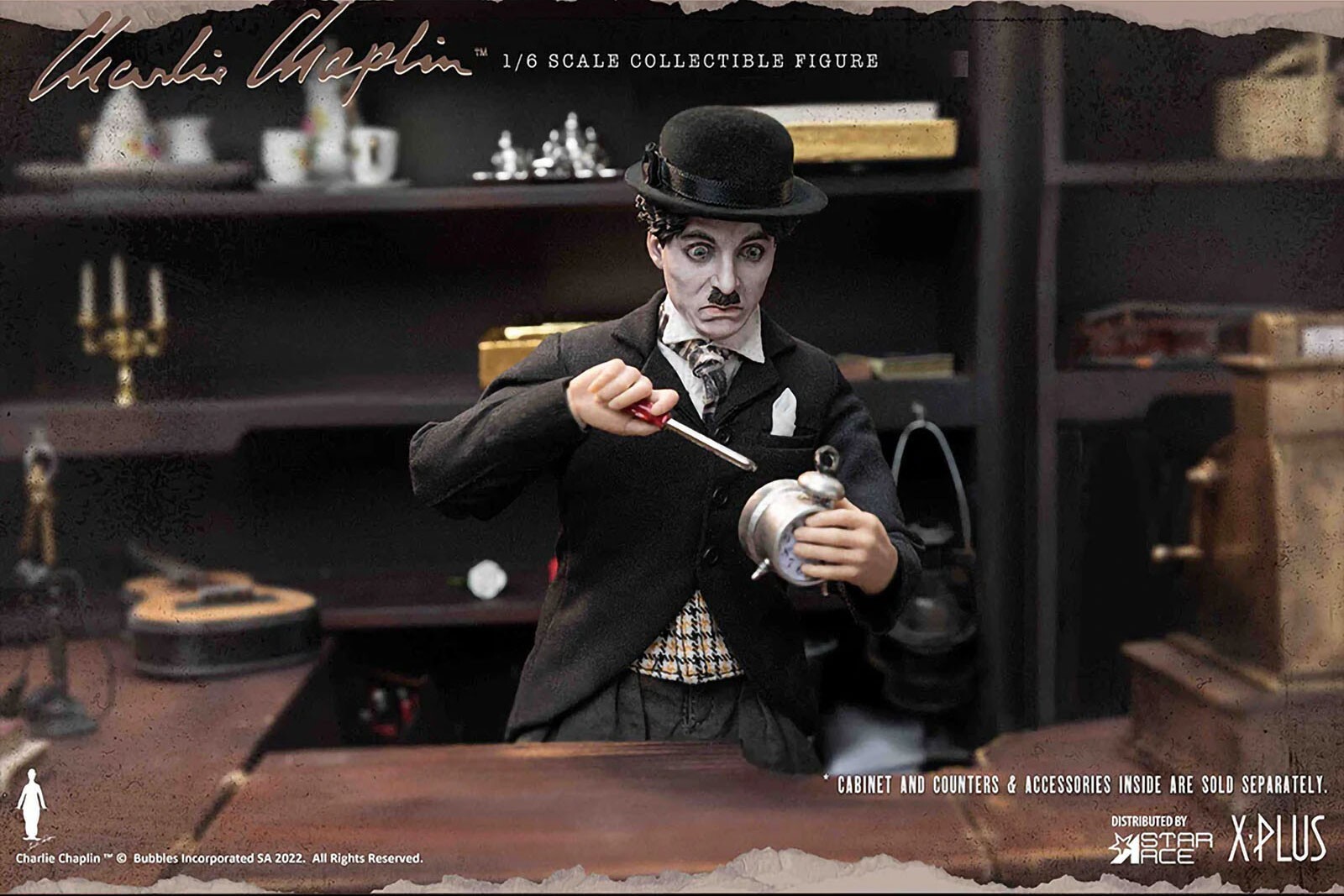 Charlie Chaplin 11.8in Collectable Action Figure X-Plus NIB | eBay