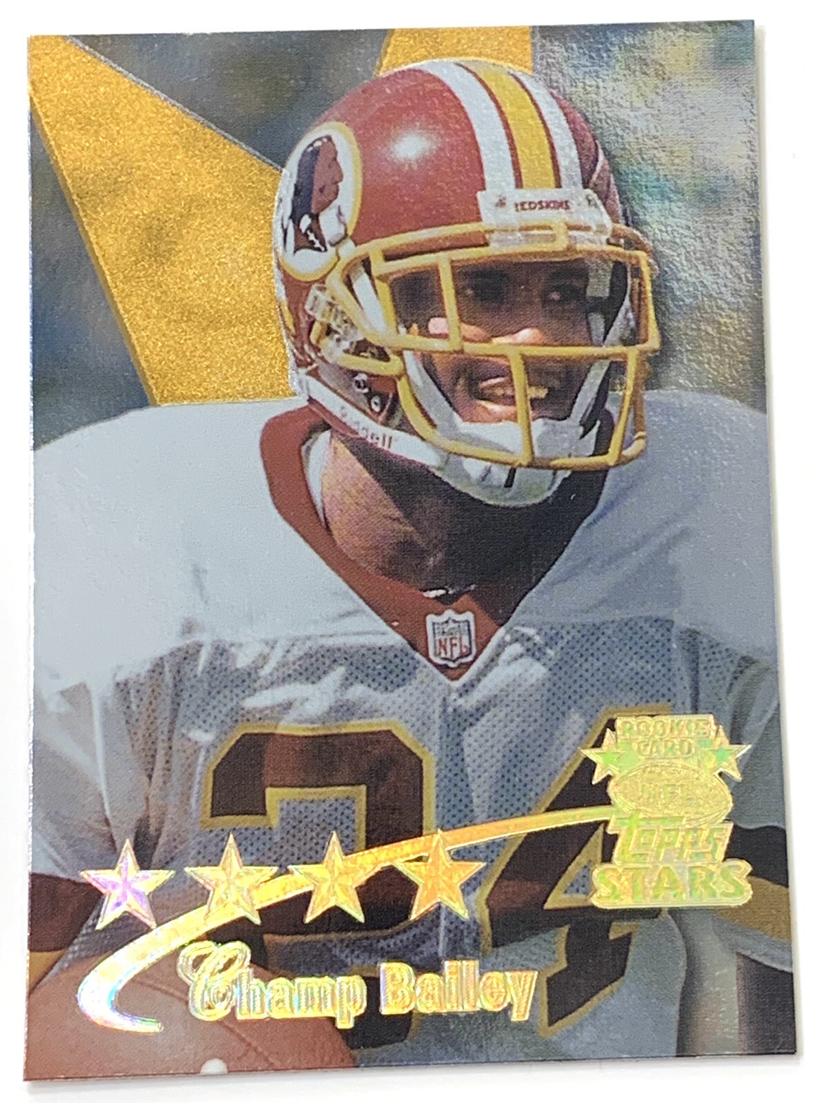 1999 Topps Stars Champ Bailey 4-STAR ROOKIE card #1 Washington Redskins ...