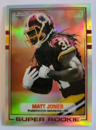 2015 Topps Chrome 1989 Super Rookie Refractor Matt Jones Redskins /99 ...