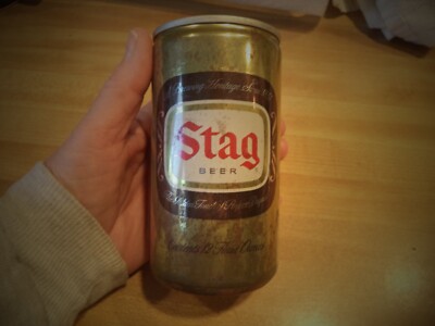 STAG BEER 12 OZ ALUMINUM BEER CAN STAG BREWERY 5 CITIES BAR CODE | eBay