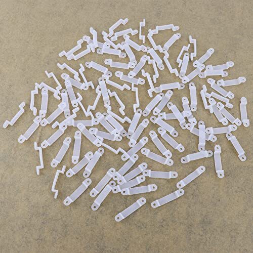 19mm Width Silicone Mounting Brackets Clip For Double Row Led Light ...